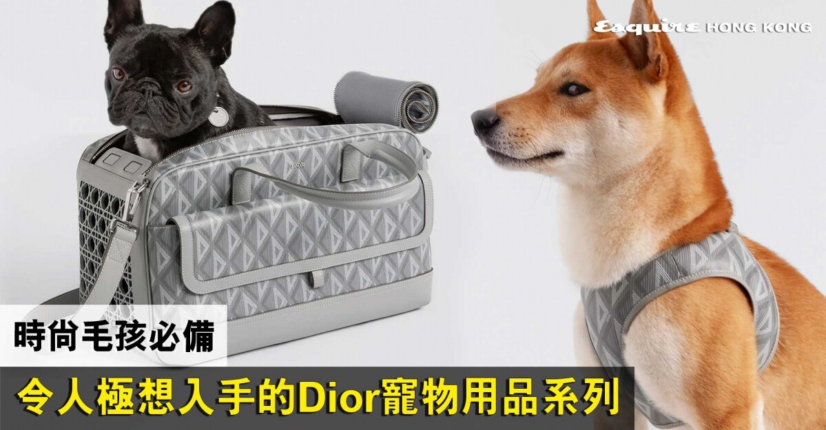 名牌寵物用品2023推介Dior寵物袋頸圈胸背帶登場令時尚主人難以抗拒